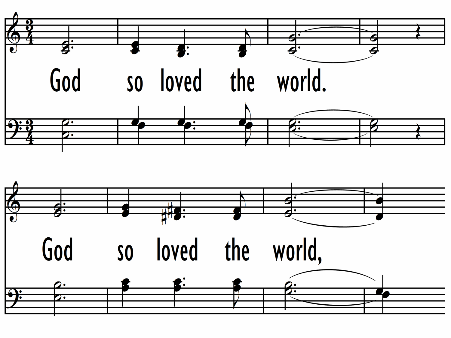 God So Loved The World Hymnary Org